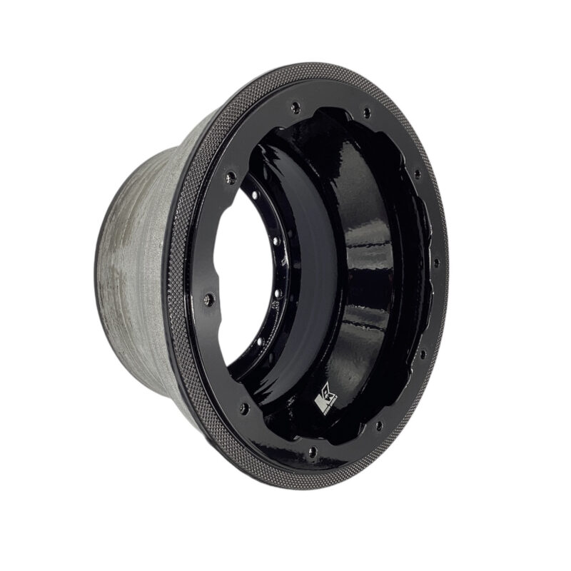 10x6 Keizer Forged Wheel Half Black, Ring Mount Only - Apex Chassis